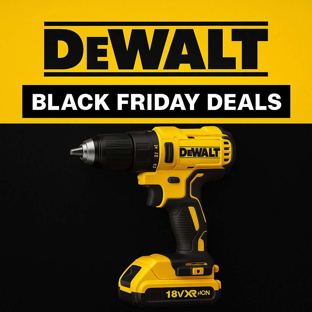 DeWalt Black Friday Deals 2025 | Save Big on DeWalt Power Tools | UK Planet Tools