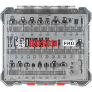 Bosch 2607017476 1/4" Shank Imperial Mixed Router Bit Set 30 Piece | UK ...