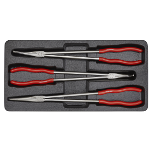 Sealey Needle Nose Pliers Set 3pc Extra-Long 400mm | AK8576 buy Online at UK Planet Tools shop