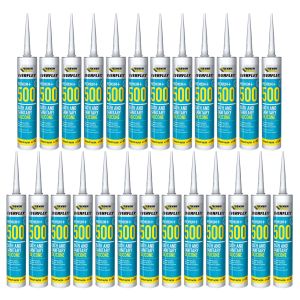 Everbuild Everflex 500 Bath and Sanitary Silicone Anti-Fungal Silicone ...