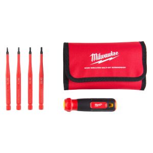 Milwaukee 4932493658 5 Pieces 4 in 1 Insulated Torx Multi-Bit ...