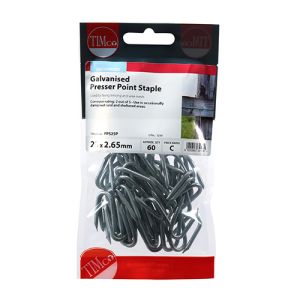 TIMCO Presser Point Staples Galvanised - 25 x 2.65 | PPS25P buy Online ...