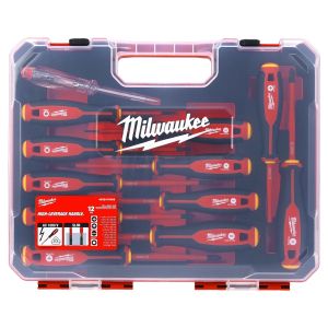 Milwaukee 4932479095 12 Piece Tri-Lobe VDE Screwdriver Set | UK Planet ...
