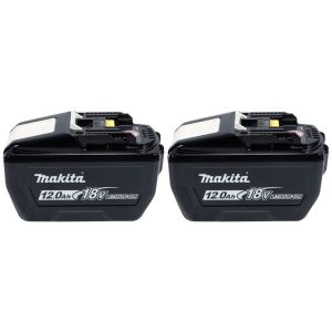 Makita BL18120 18V LXT 12Ah Lithium-Ion Battery Twin Pack buy Online at UK Planet Tools shop