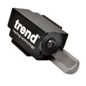 TREND Trend Corner Chisel - To quickly square up rounded corners when using lock and hinge jigs ...