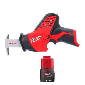 Milwaukee C12HZ 12V Compact Cordless Hackzall / Hacksaw With 1 x 3.0Ah ...