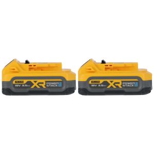 Dewalt DCBP318 3.5Ah XR 18V POWER STACK Battery Pack of 2 | UK Planet Tools