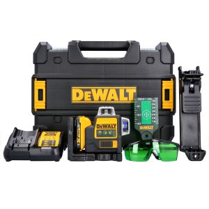 DeWalt DCE089D1G 10.8V Li-Ion Self Level Multi Line Green Laser With 1 ...