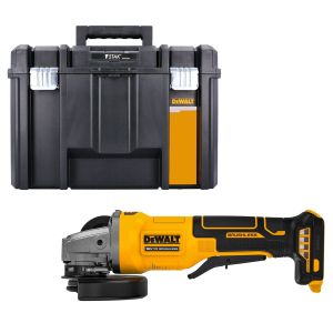 DeWalt DCG408 18V XR Cordless Brushless 125mm Angle Grinder with Paddle ...