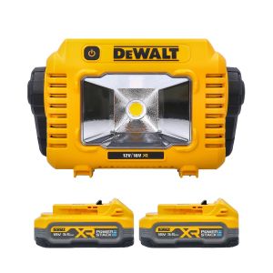 DeWalt DCL077 12V/18V Cordless 2000lm Compact Task Light With 2 x 3.5Ah ...