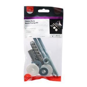 TIMCO Basin Fixing Kit Heavy Duty - Heavy Duty Kit - Pack of 2 Pieces ...