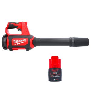 Milwaukee M12BBL 12V Cordless Sub Compact Blower With 1 x 2.0Ah Battery ...