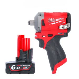Milwaukee M12FIWF12 12V Li-ion 1/2" Impact Wrench With 1 x 6.0Ah ...