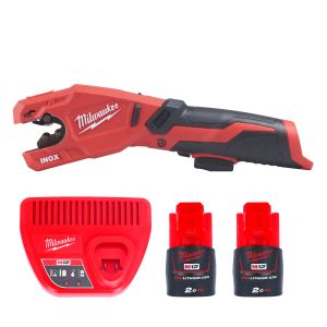 Milwaukee M12PCSS 12V Cordless Stainless Steel Pipe Cutter With 2 x 2 ...