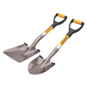 Roughneck Bulk & Round Micro Shovel Twin Pack | XMS25SHOVEL | UK Planet ...