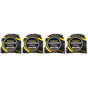 STANLEY® FATMAX® 26 ft./8m Autolock Tape Measure XTHT0- - Pack Of 4 ...
