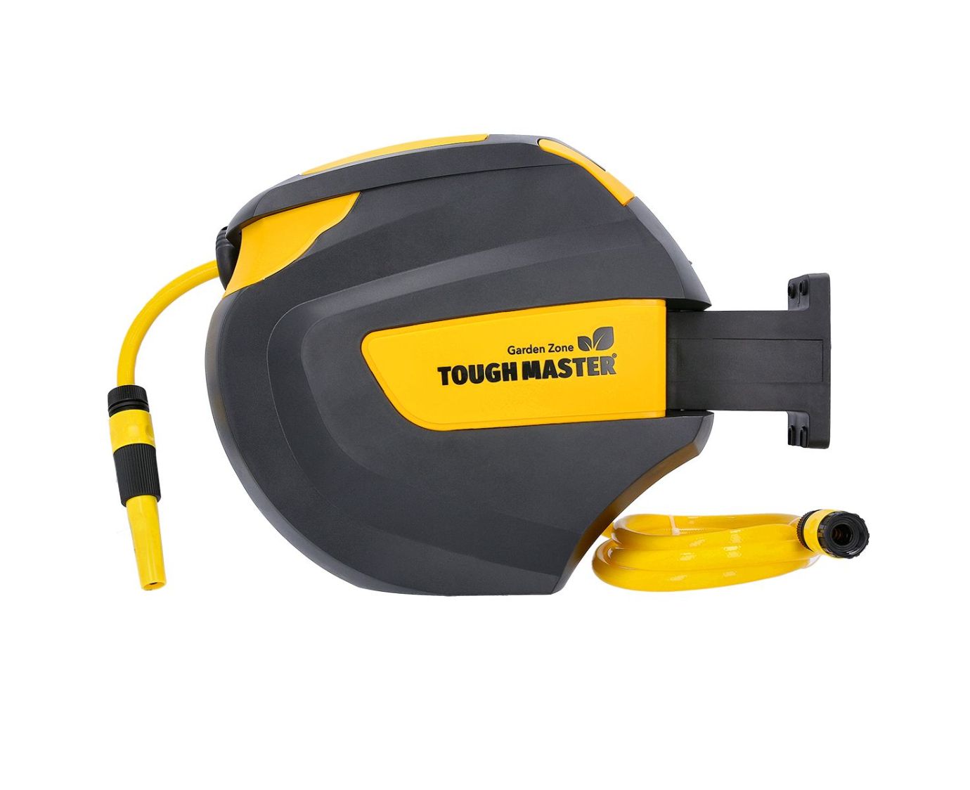 Retractable Hose Reel with automatic Hose return. Wall mounted Durable UV resistant